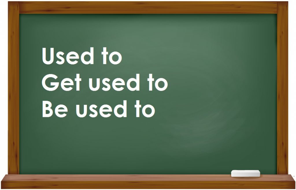 Used to / be used to / get used to - Отличия и правила использования ...